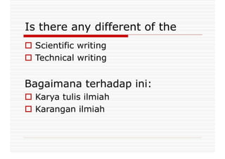 AN INTRODUCTION TO TECHNICAL WRITING | PPT