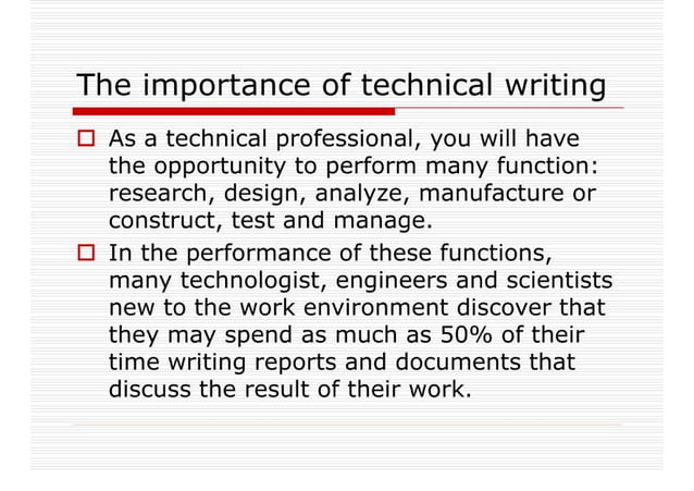 AN INTRODUCTION TO TECHNICAL WRITING | PDF