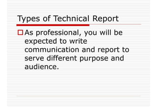 AN INTRODUCTION TO TECHNICAL WRITING | PPT