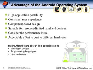 An Introduction to the Android Framework -- a core architecture view ...