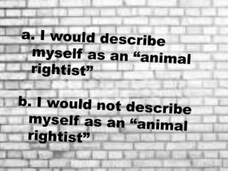 Intro to the Controversial Idea of Animal Rights | PPT