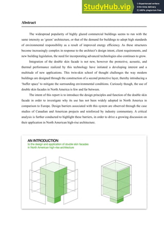 An Introduction To The Design And Application Of Double Skin Facades In ...