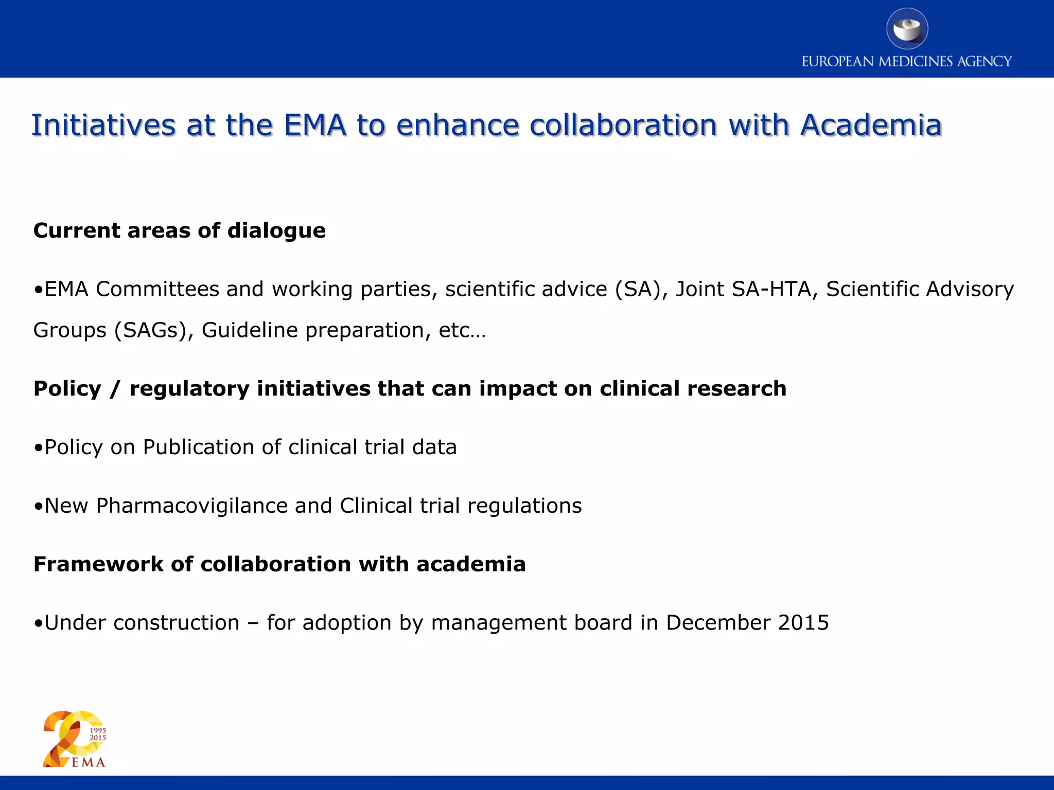 An introduction to the EMA | PDF
