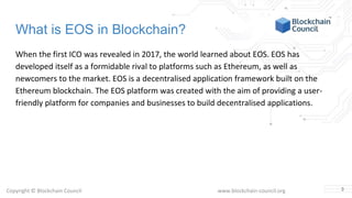 An introduction to the EOS in Blockchain and Crypto | PPT