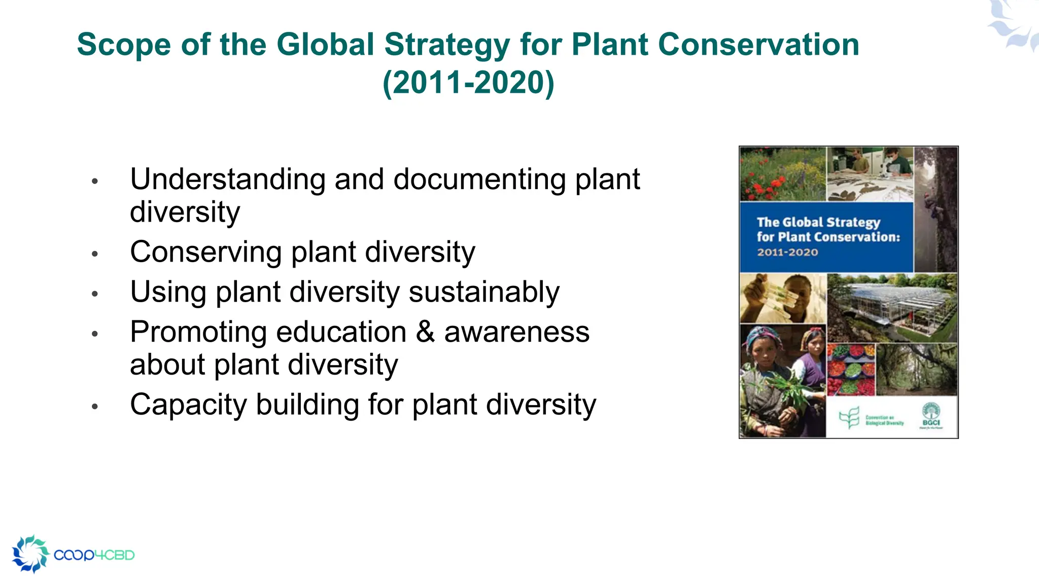 An introduction to the Global Strategy for Plant Conservation | PDF