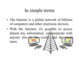 An introduction to the Internet | PPT