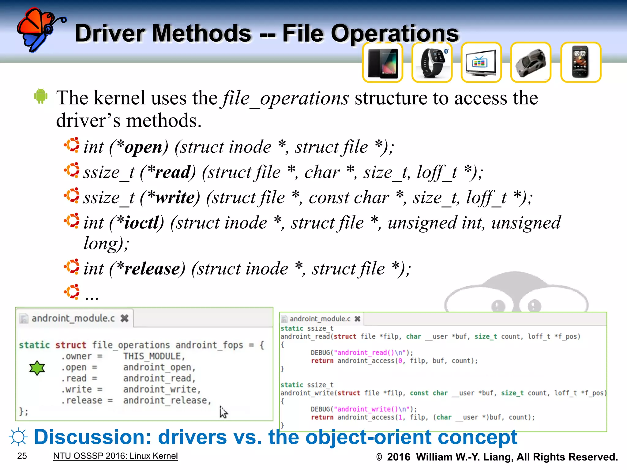 An Introduction To The Linux Kernel And Device Drivers Ntu Csie 2016