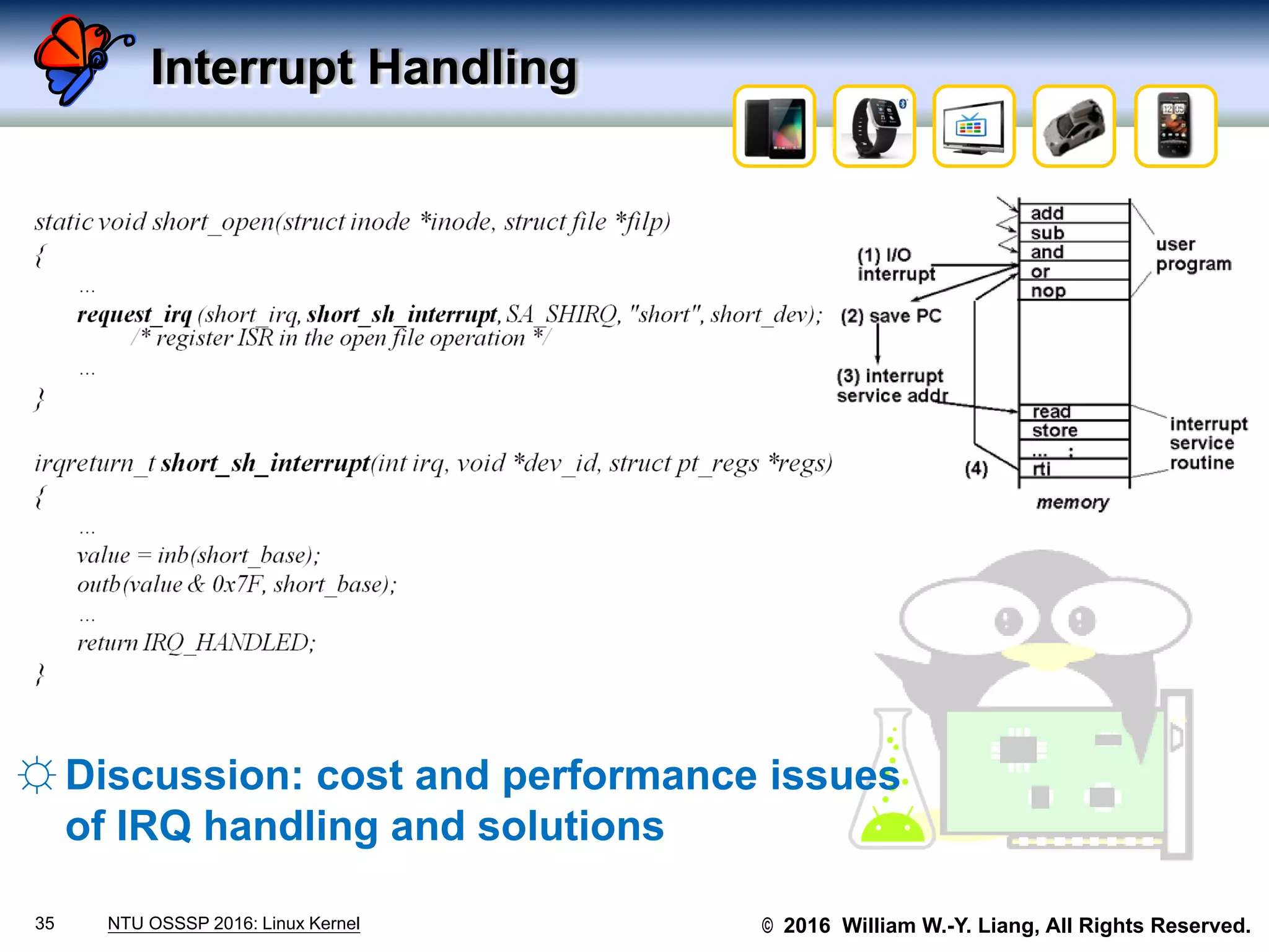 An Introduction To The Linux Kernel And Device Drivers Ntu Csie 2016