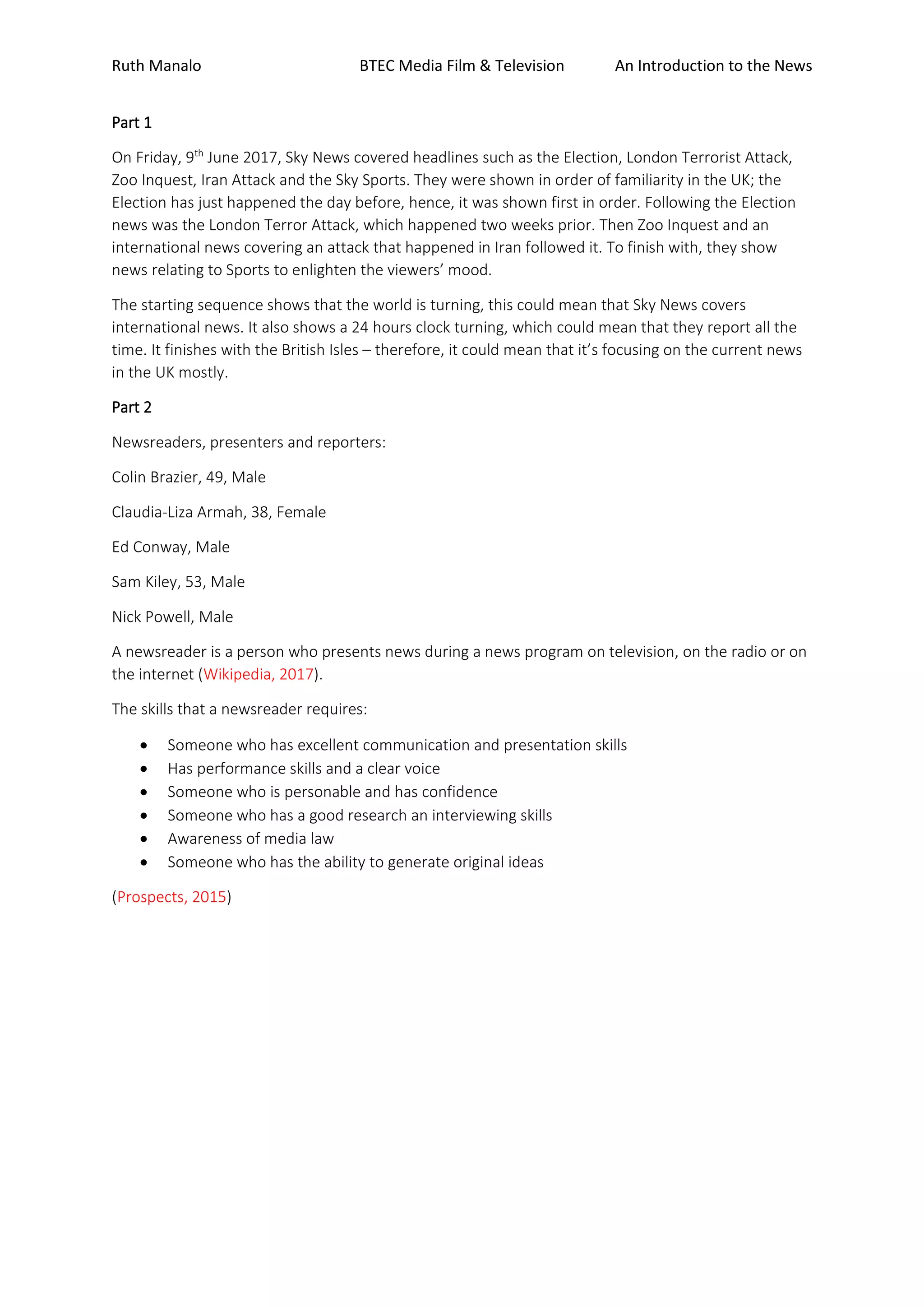 An Introduction to the News | PDF