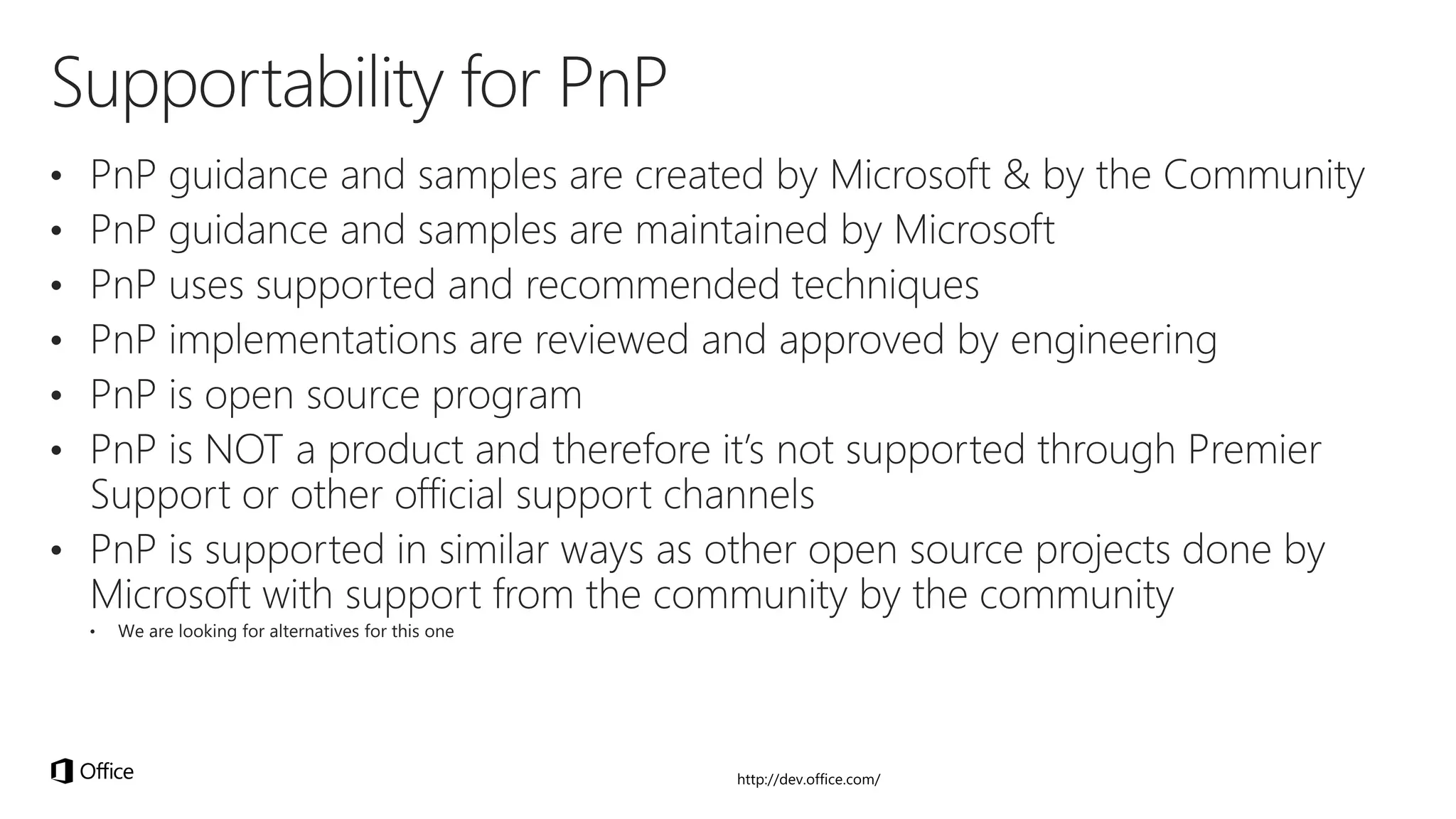An Introduction to the Office 365 Patterns and Practices Project | PPT