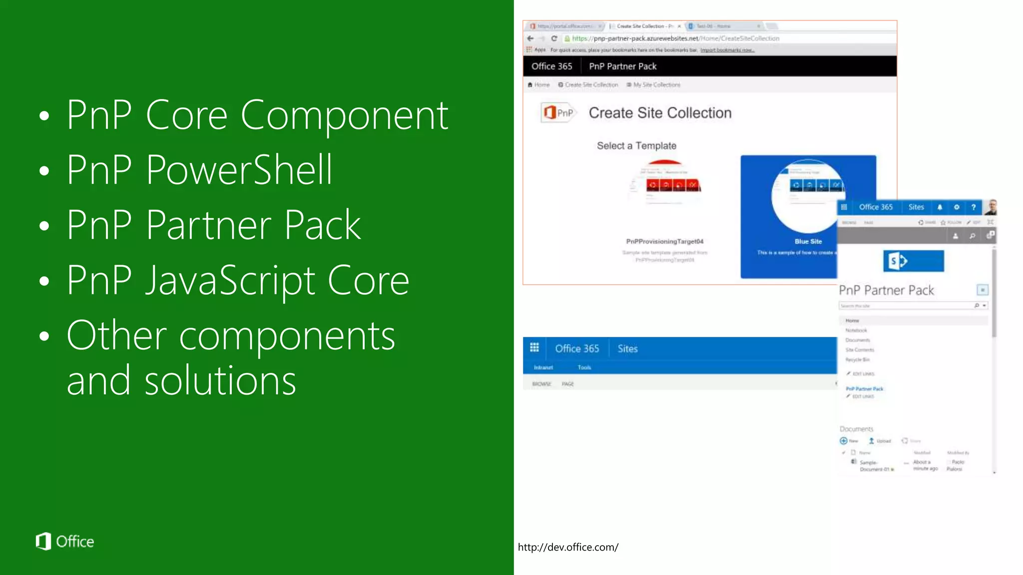 An Introduction to the Office 365 Patterns and Practices Project | PPT