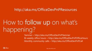 An Introduction to the Office 365 Patterns and Practices Project | PPT