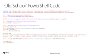 An Introduction to the Office 365 Patterns and Practices Project | PPT