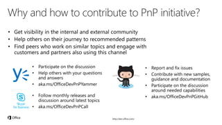 An Introduction to the Office 365 Patterns and Practices Project | PPT