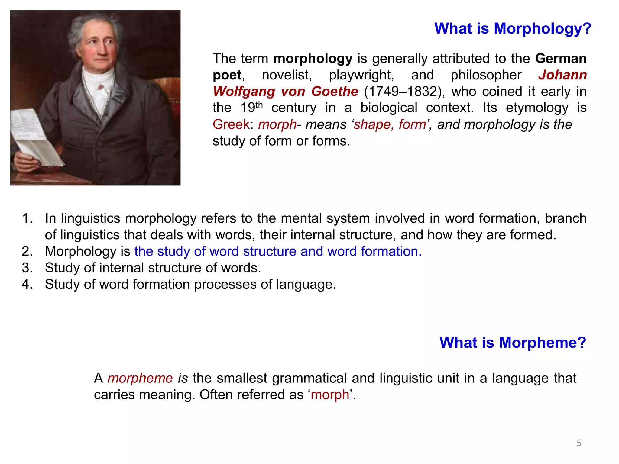 Properties of language morphology and communication | PPTX | Geology ...