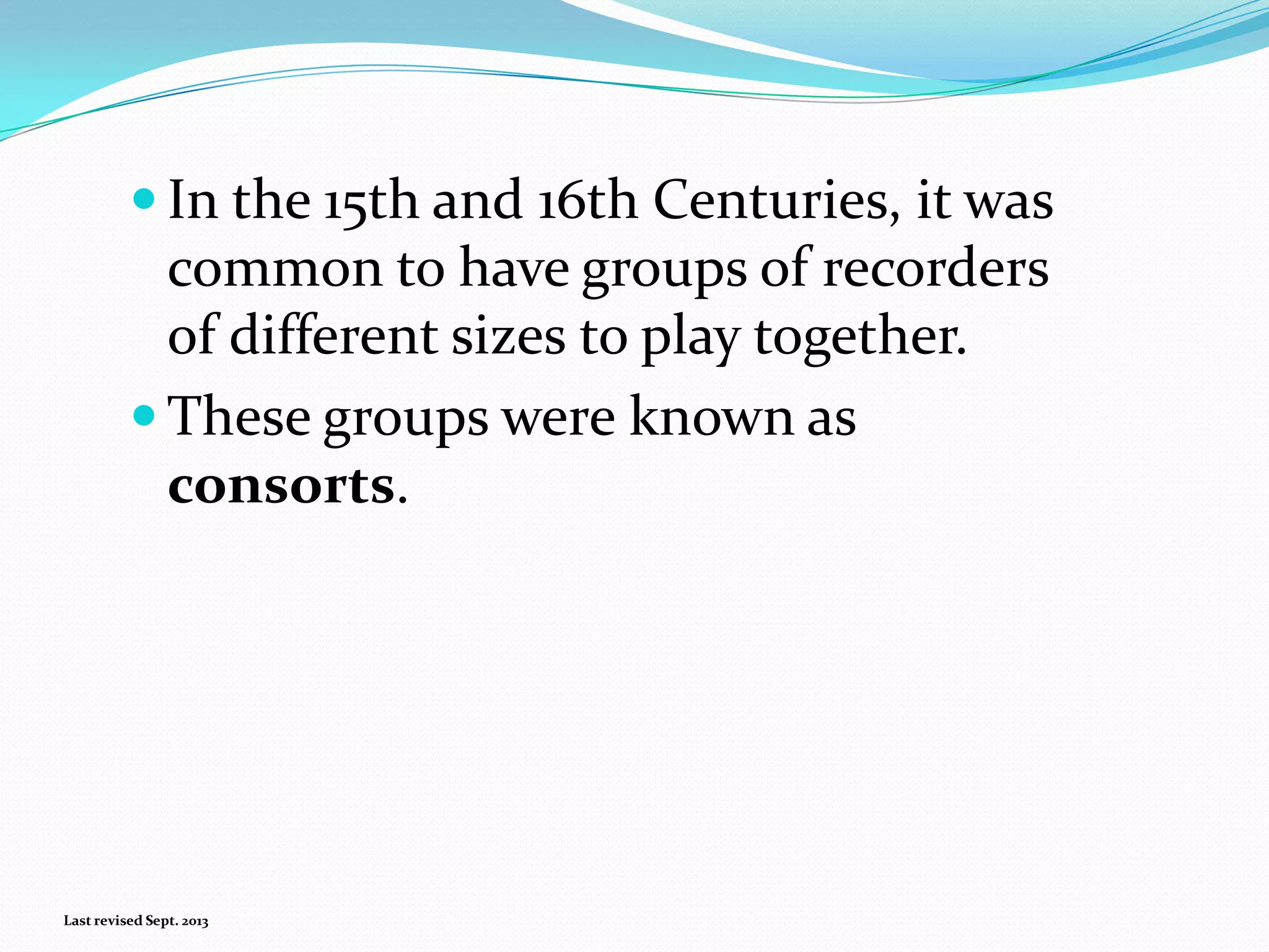 An introduction to the Recorder | PPTX