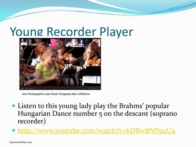 An introduction to the Recorder | PPTX