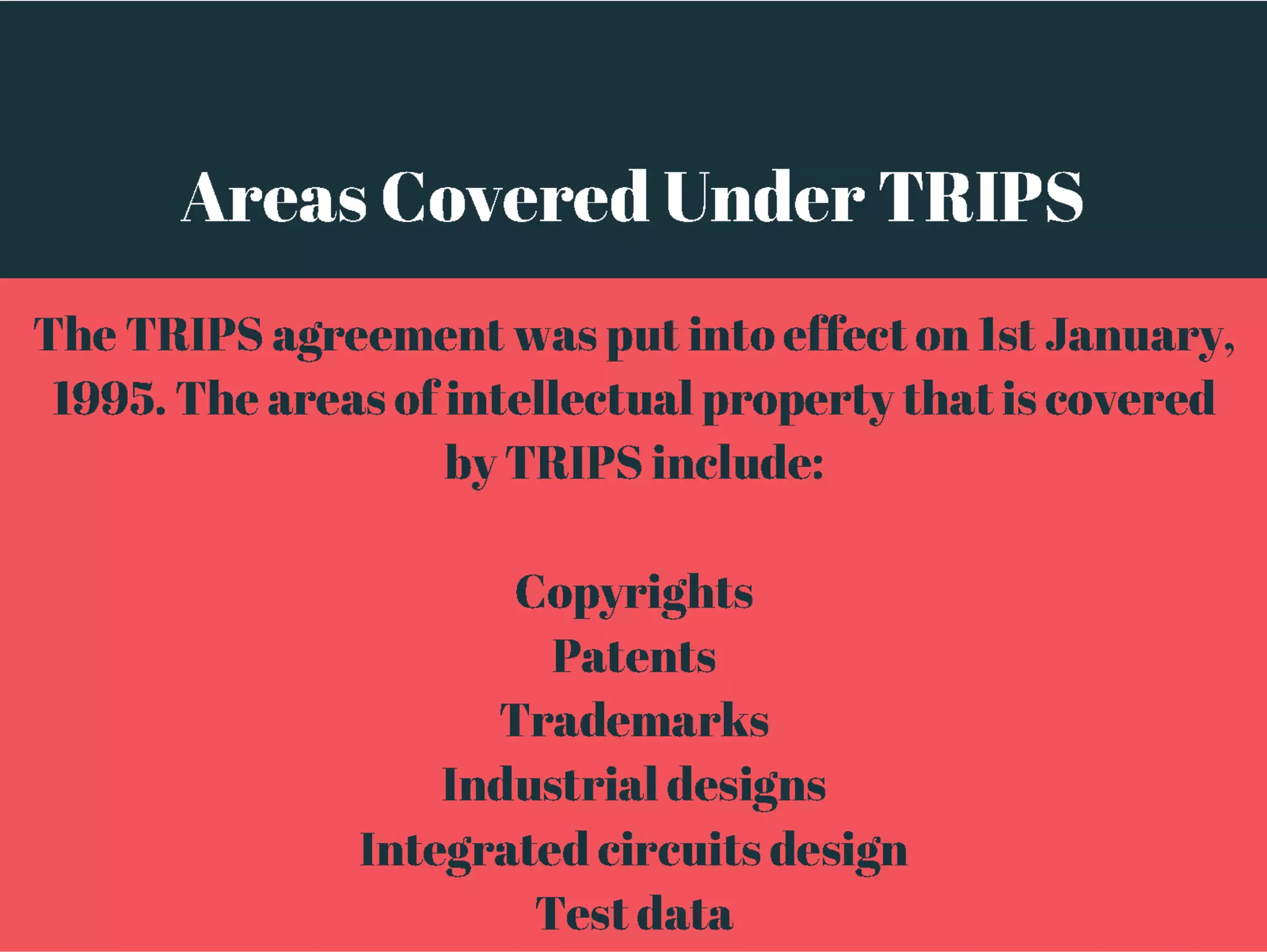 An Introduction to The TRIPS agreement- Ari Afilalo | PPT