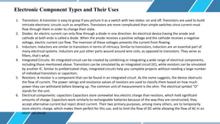 An Introduction to the Various Kinds of Electronic Components and How ...