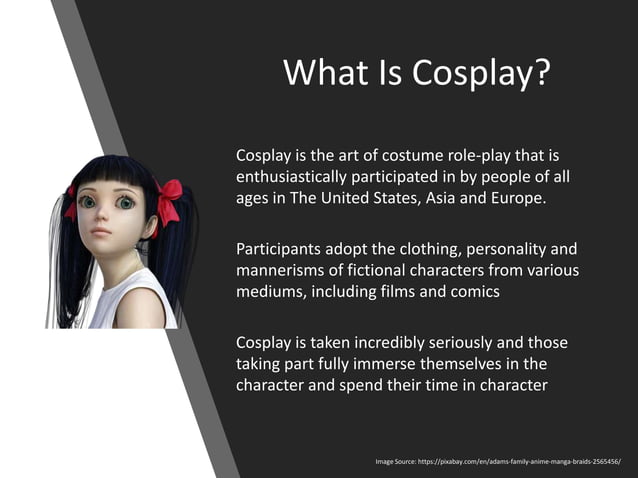 An Introduction to the World of Cosplay | PPTX