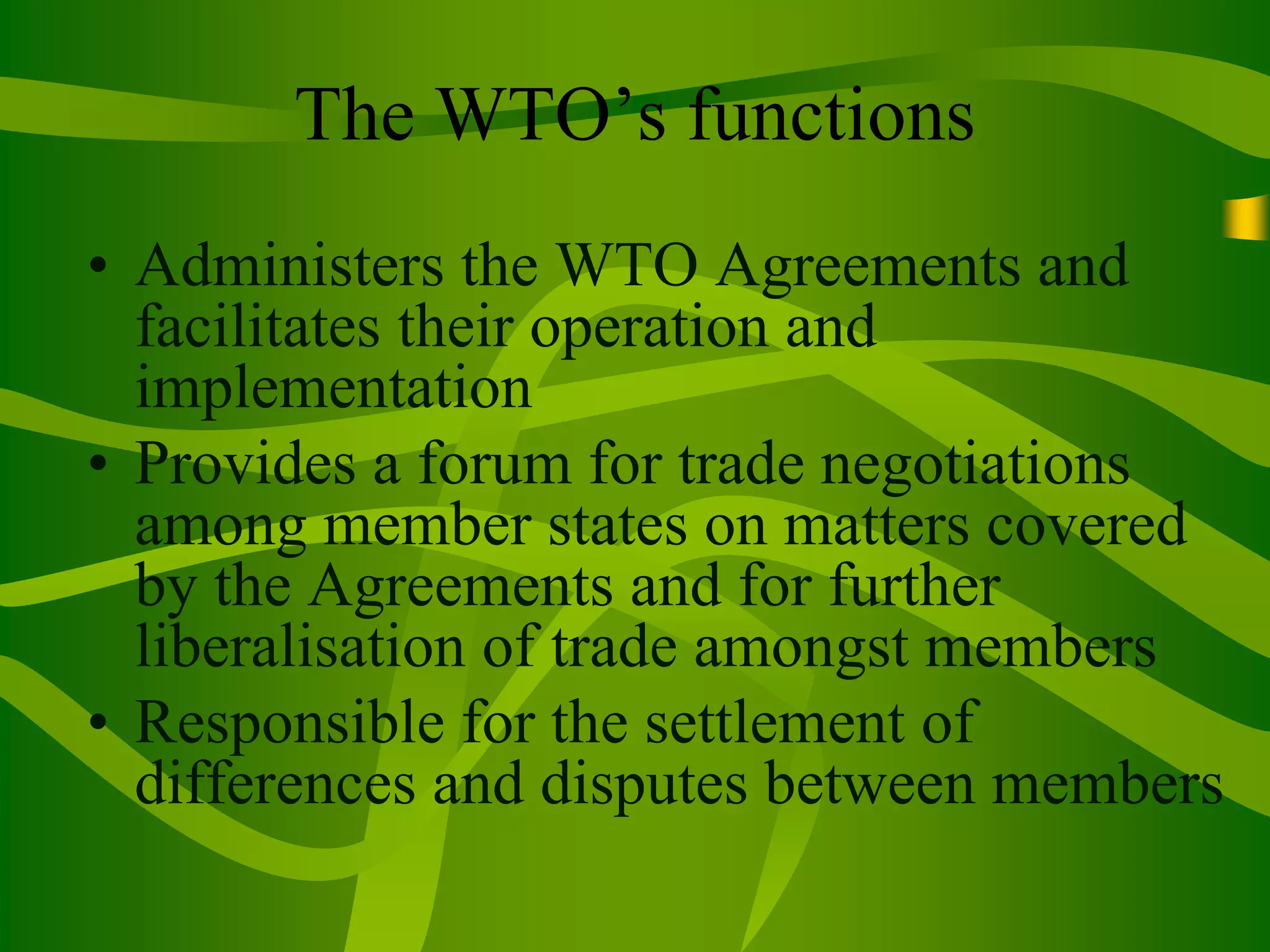 An introduction to the wto | PPT