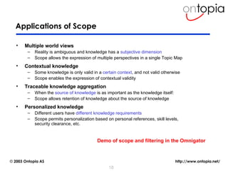 An introduction to topic maps,ontologies and published subjects | PPT