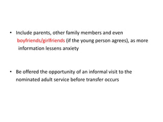 An introduction to transitional care | PPTX