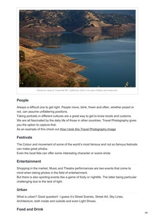 An Introduction to Travel Photography | PDF