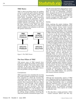 An Introduction To TRIZ The Theory Of Inventive Problem Solving | PDF