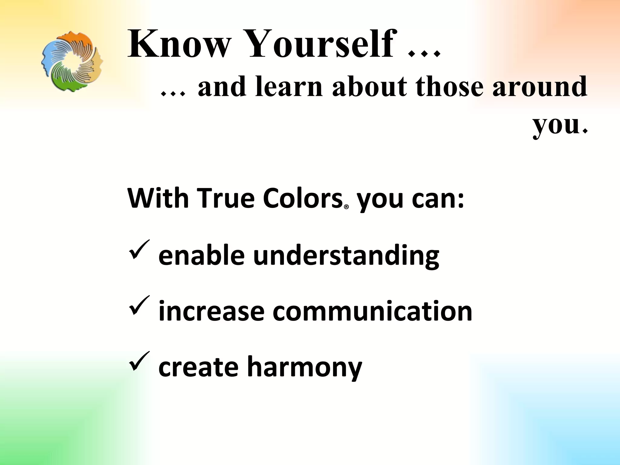 An Introduction To True Colors | PPT