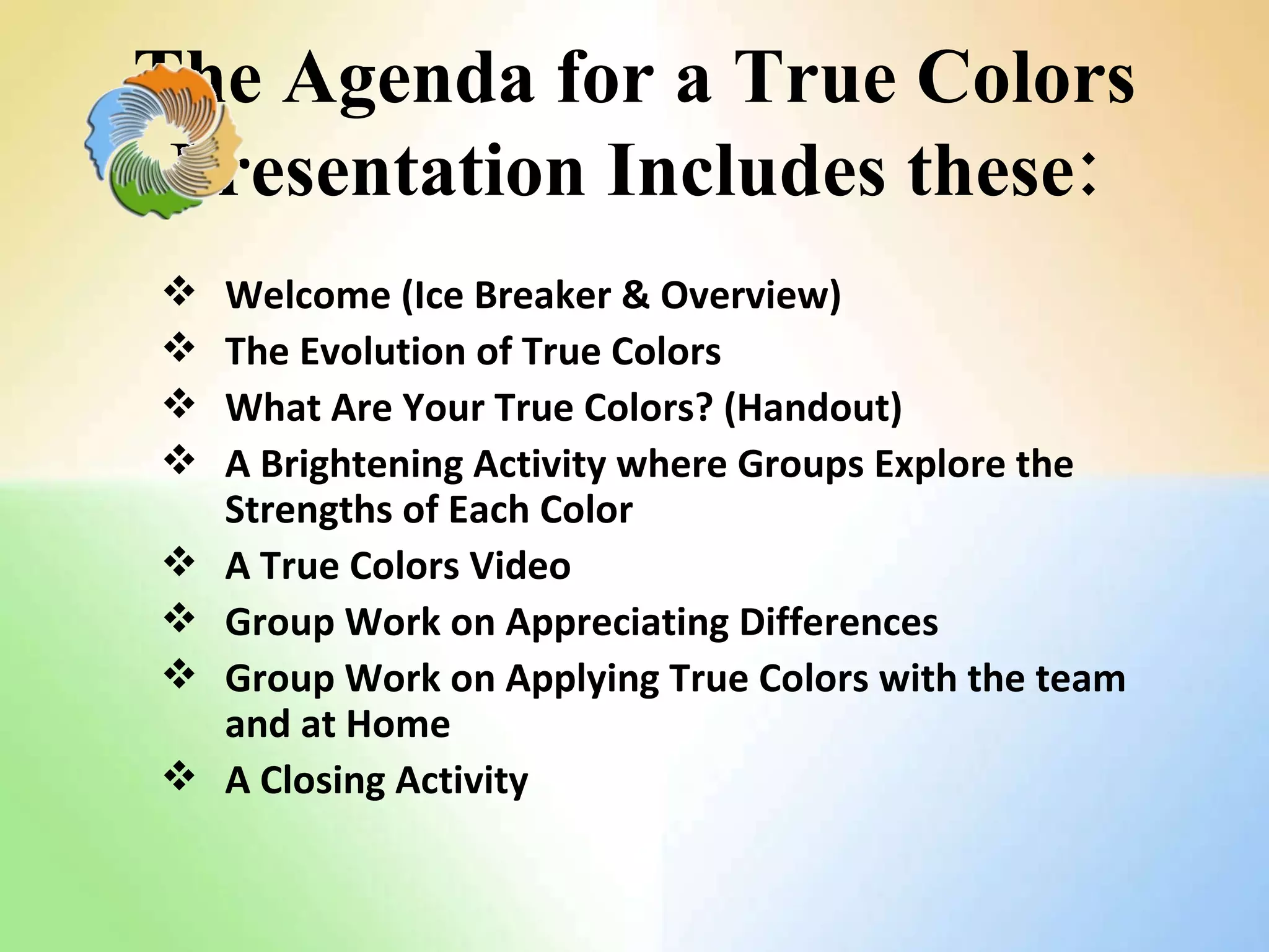 An Introduction To True Colors | PPT