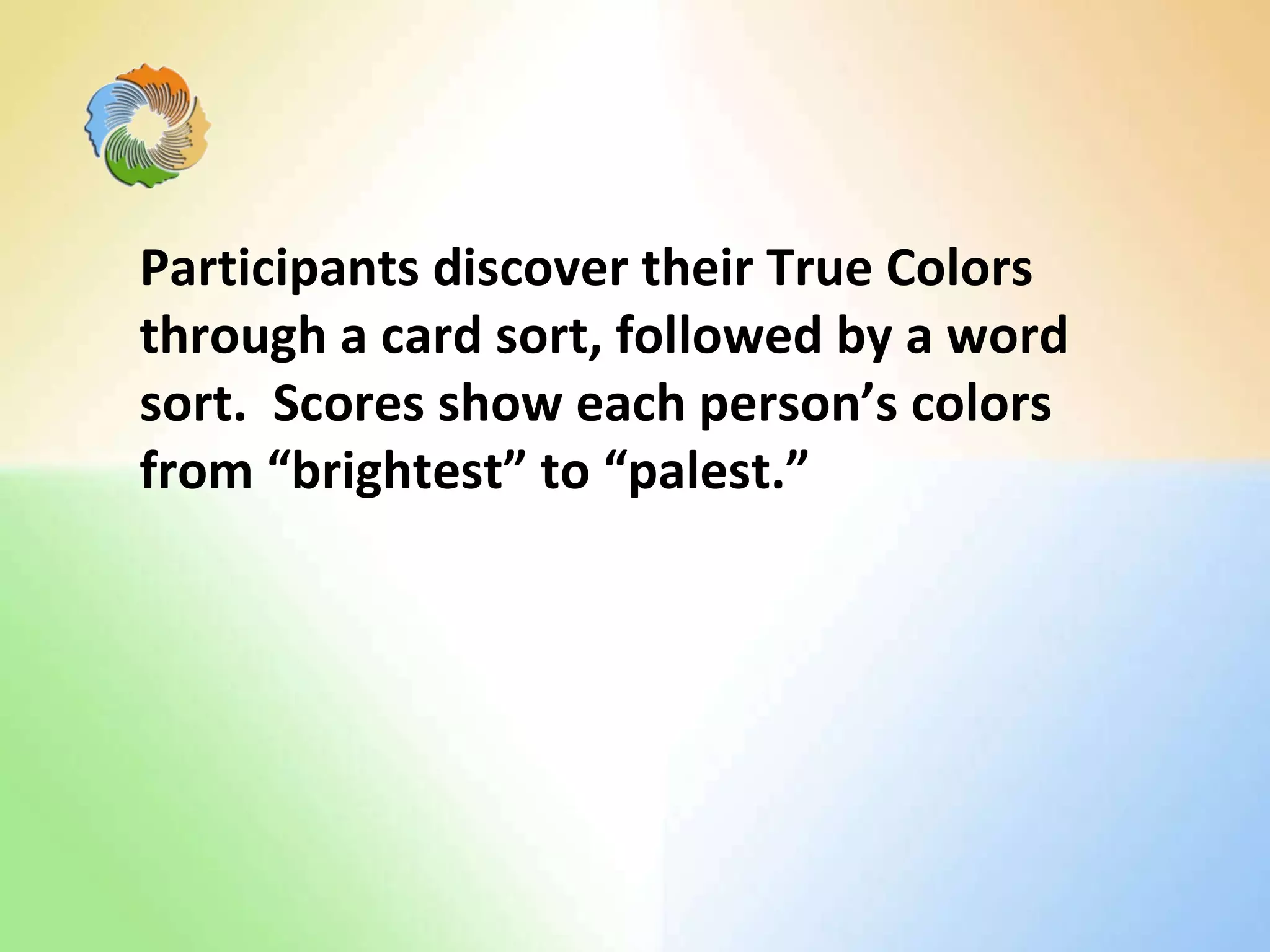 An Introduction To True Colors | PPT