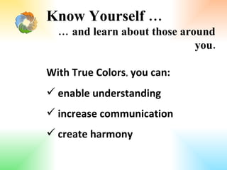 An Introduction To True Colors | PPT