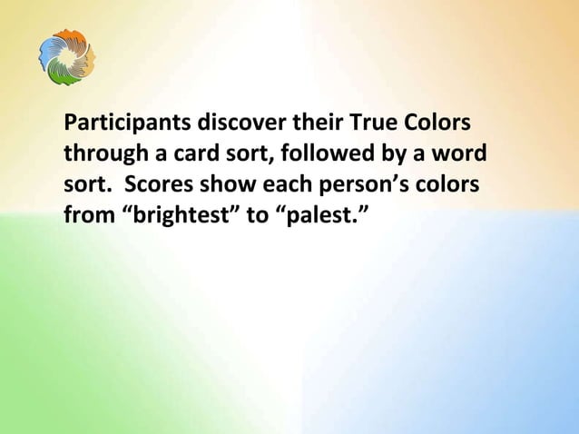 An Introduction To True Colors | PPT