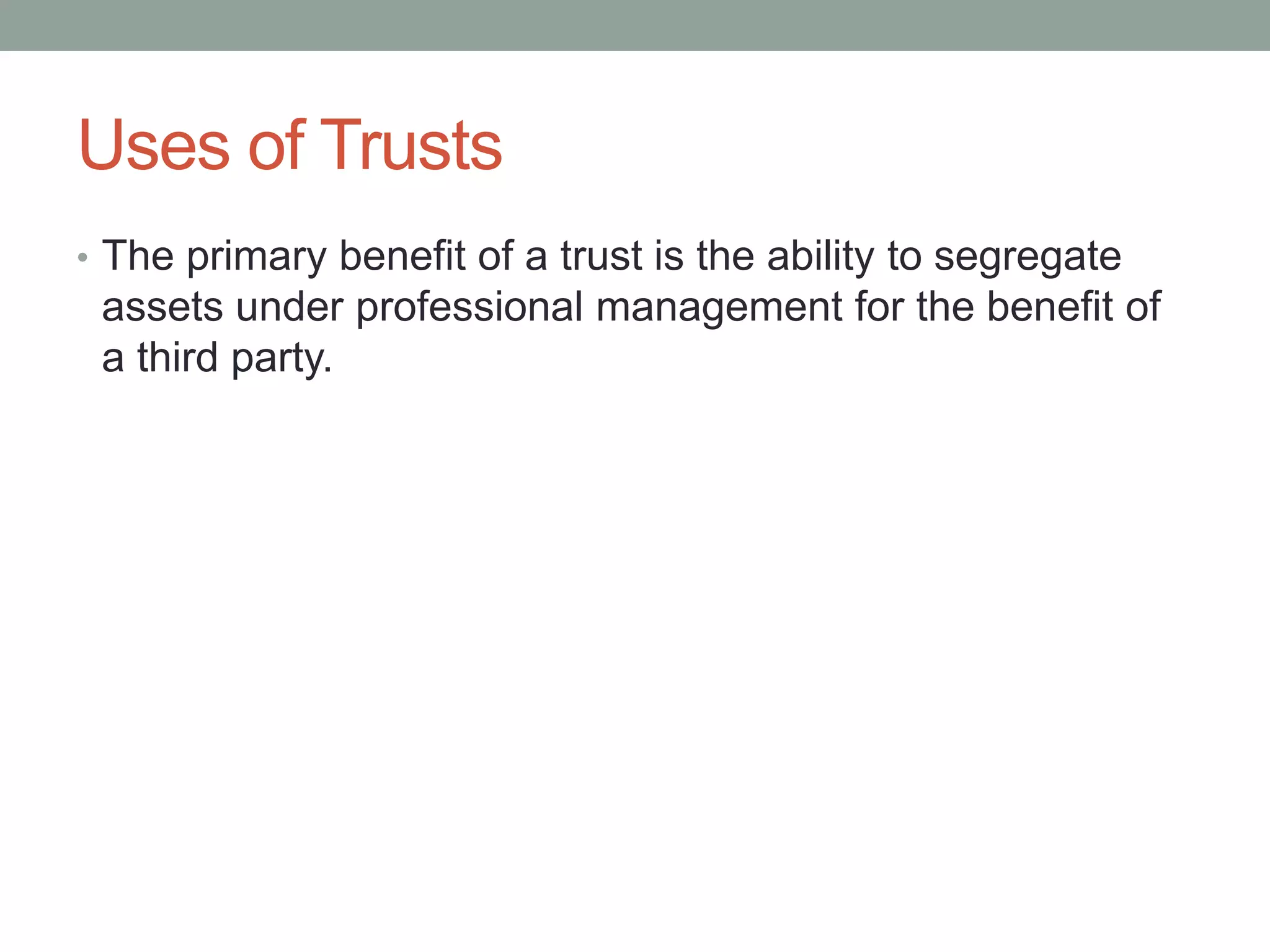 An Introduction to Trusts | PPTX