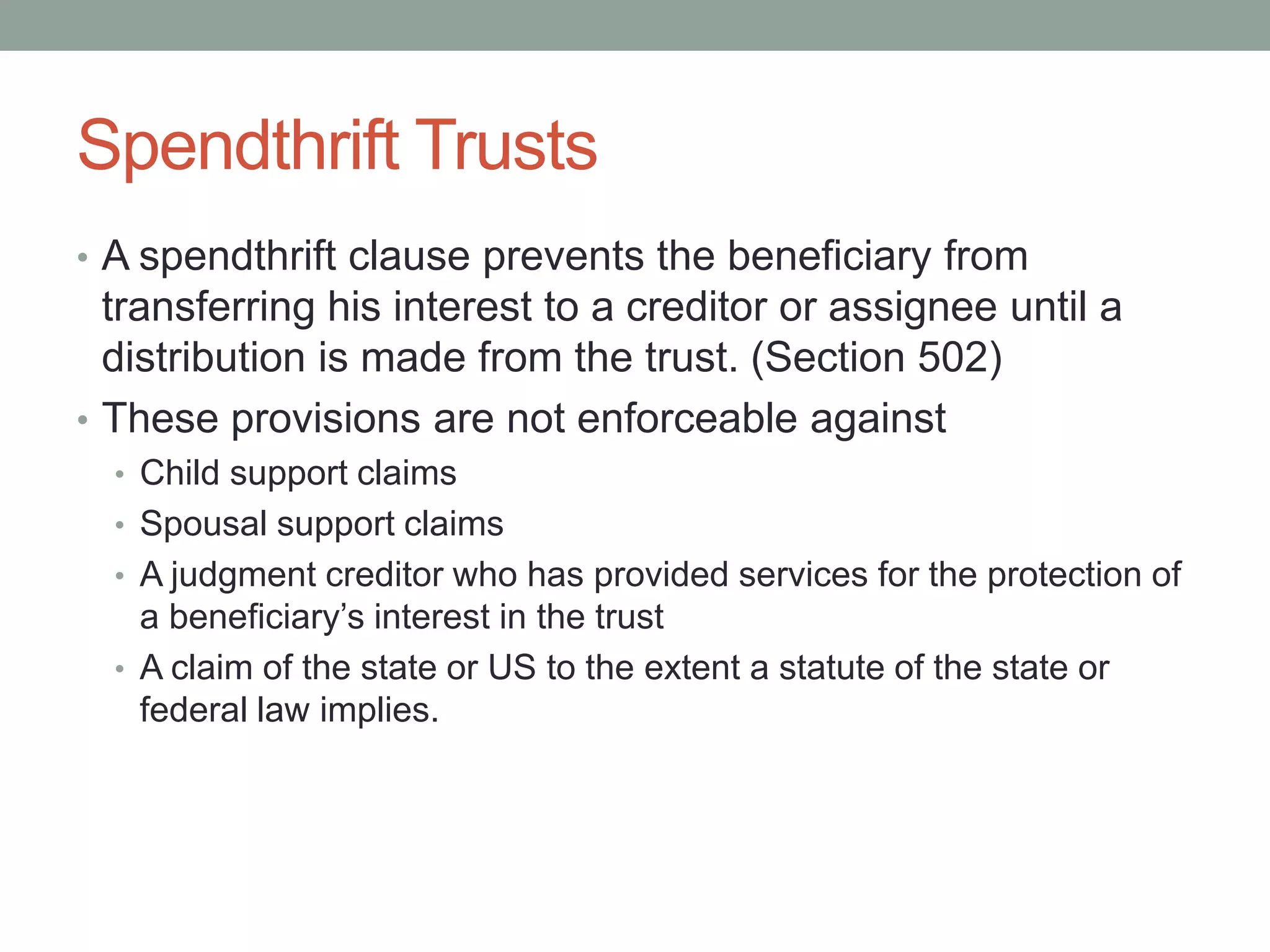 An Introduction to Trusts | PPTX