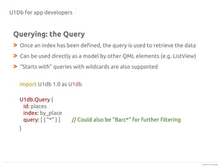 An introduction to U1db | PPT