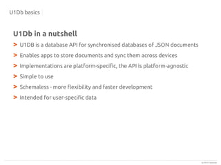 An introduction to U1db | PDF