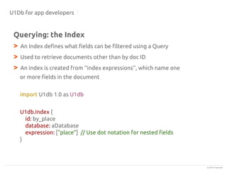 An introduction to U1db | PDF