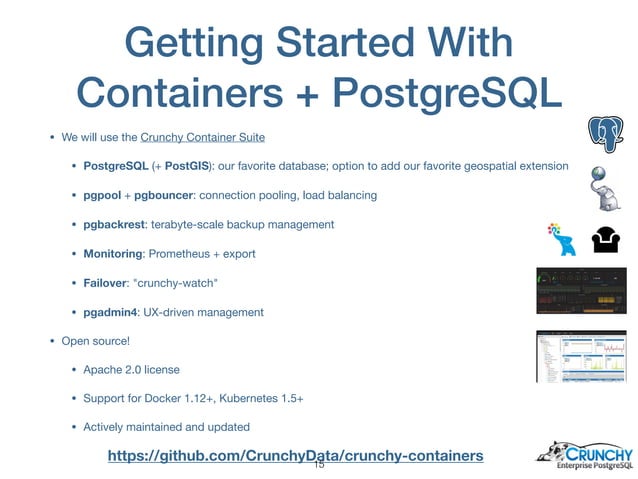 An Introduction to Using PostgreSQL with Docker & Kubernetes | PPT