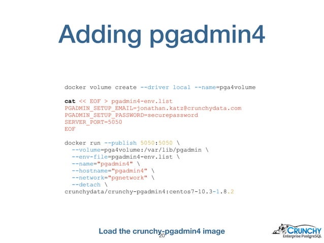 An Introduction To Using Postgresql With Docker And Kubernetes Ppt Free Download