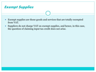 An introduction to vat | PPTX | Business Accounting & Finance | Business