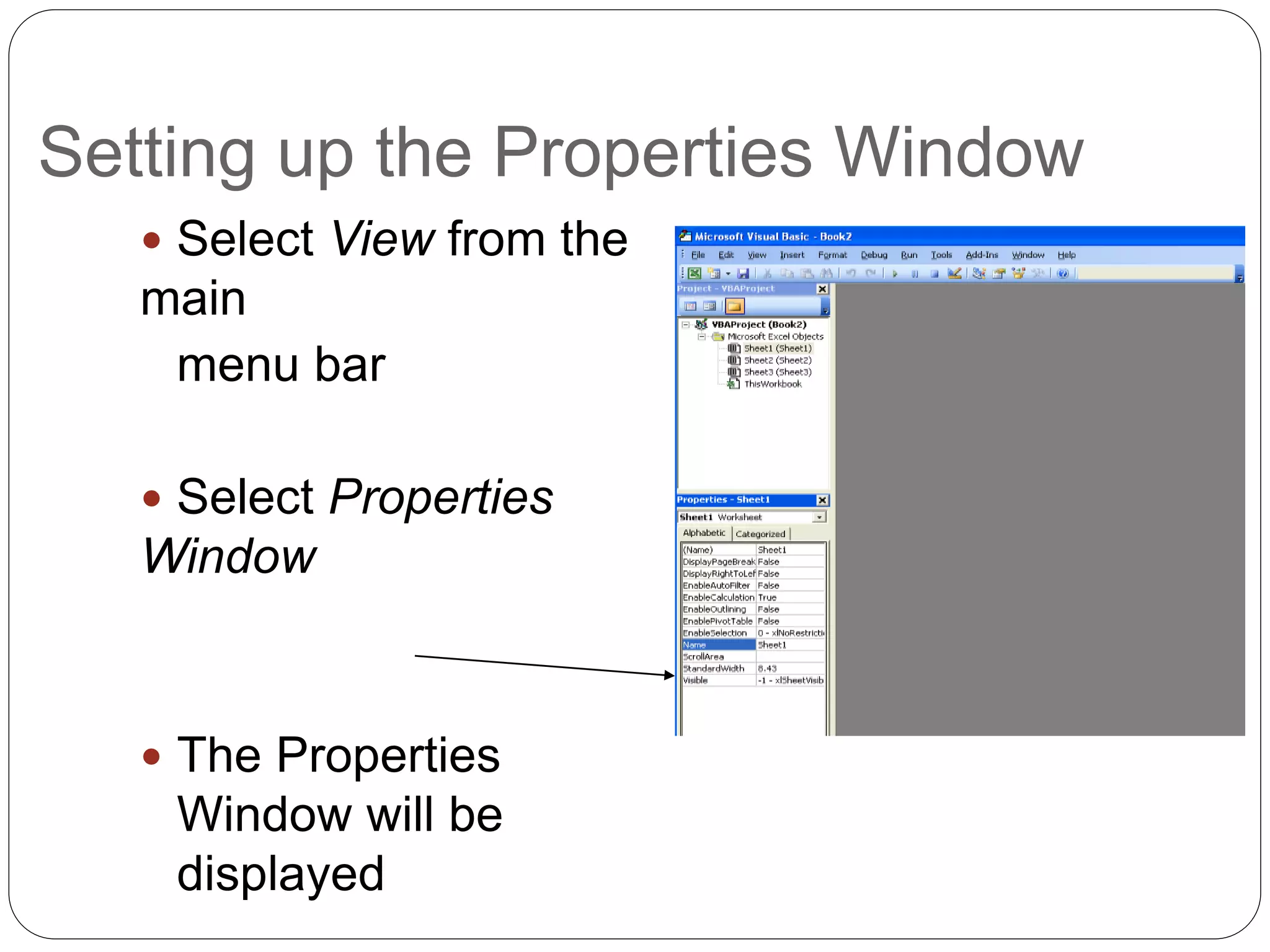 An Introduction To Vba And Macros Pptx Operating Systems Computer