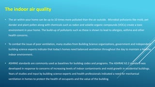 An introduction to ventilation | PPTX