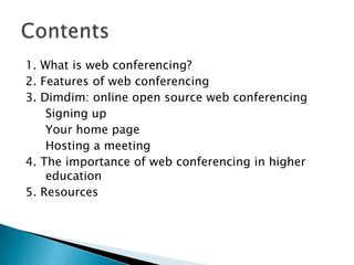 An Introduction To Web Conferencing | PPTX
