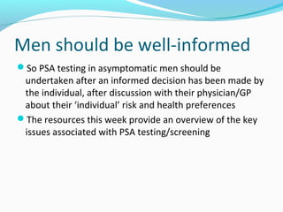 An introduction to prostate cancer diagnosis | PPT