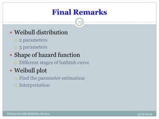 An introduction to weibull analysis | PDF
