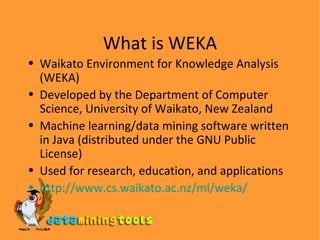 An Introduction To Weka | PPT