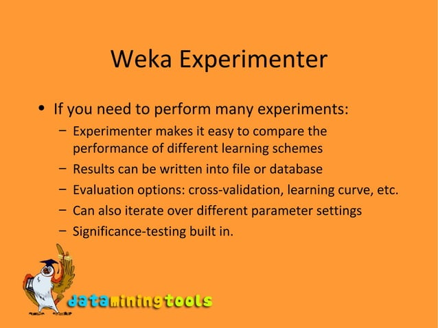 An Introduction To Weka | PPT | Computing | Technology & Computing