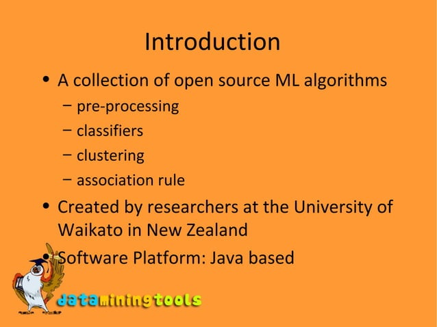 An Introduction To Weka | PPT | Computing | Technology & Computing